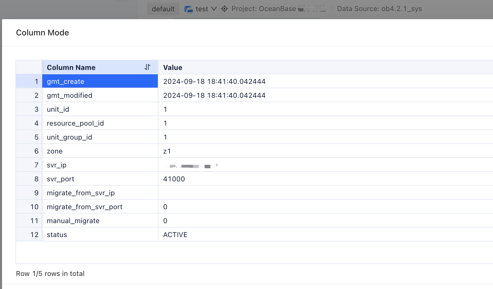 Use ODC for GUI-based SQL development | OceanBase